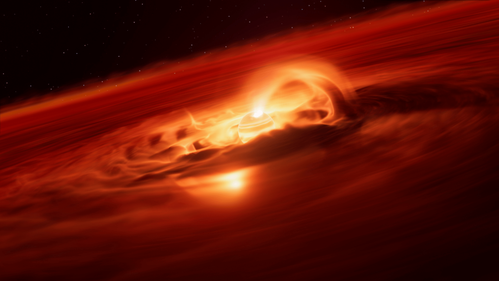 Rogue planet is gobbling up 6.6 billion tons of dust per second – # ...
